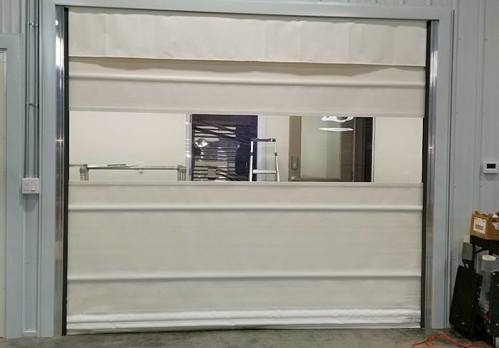 Roll-Up Vinyl Door | Manual Operated