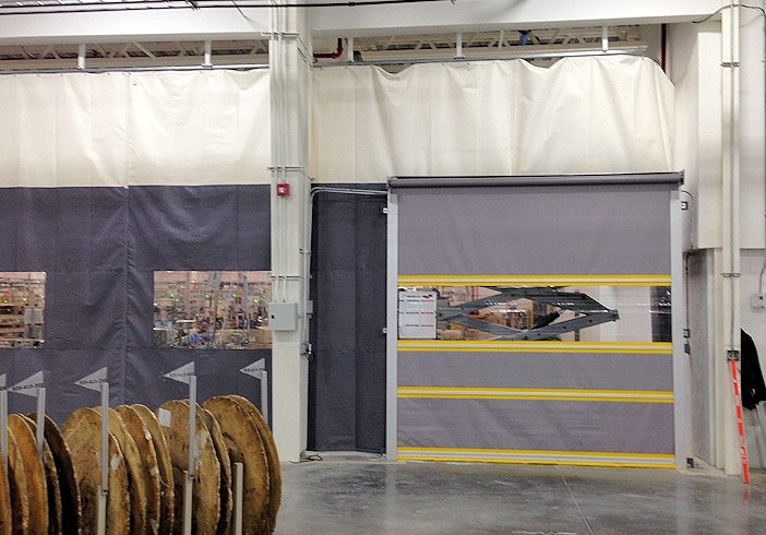 Roll-Up Vinyl Door | Manual Operated